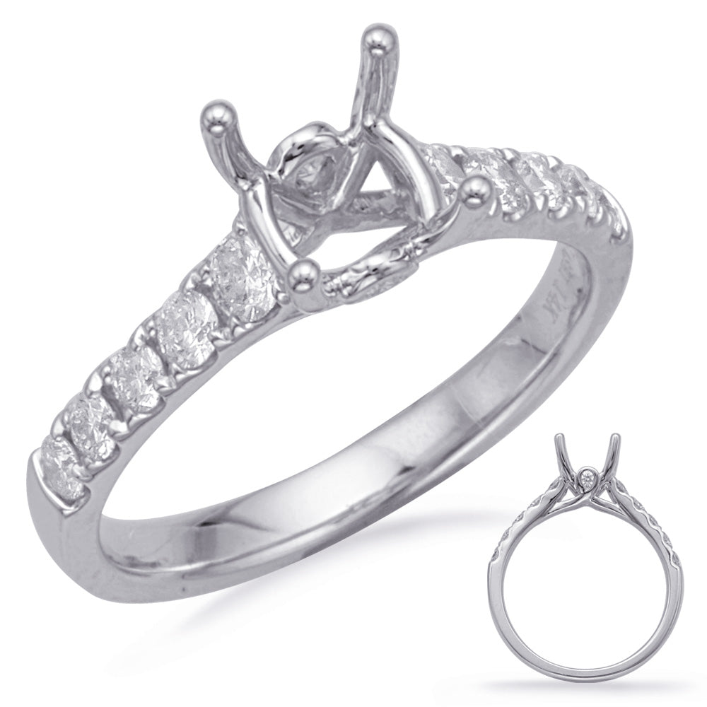 White Gold Engagement Ring – Harris Jewelers